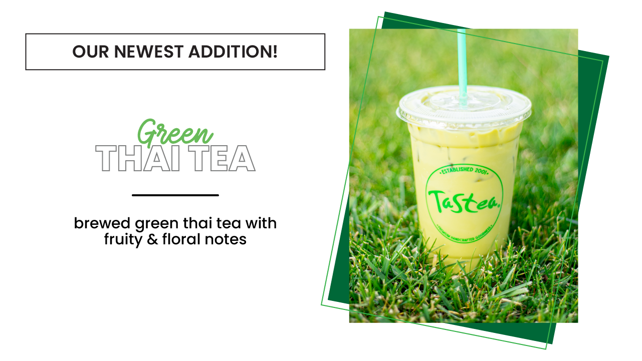 Double the Joy with Green Thai Tea at Tastea💚 - Tastea Blog