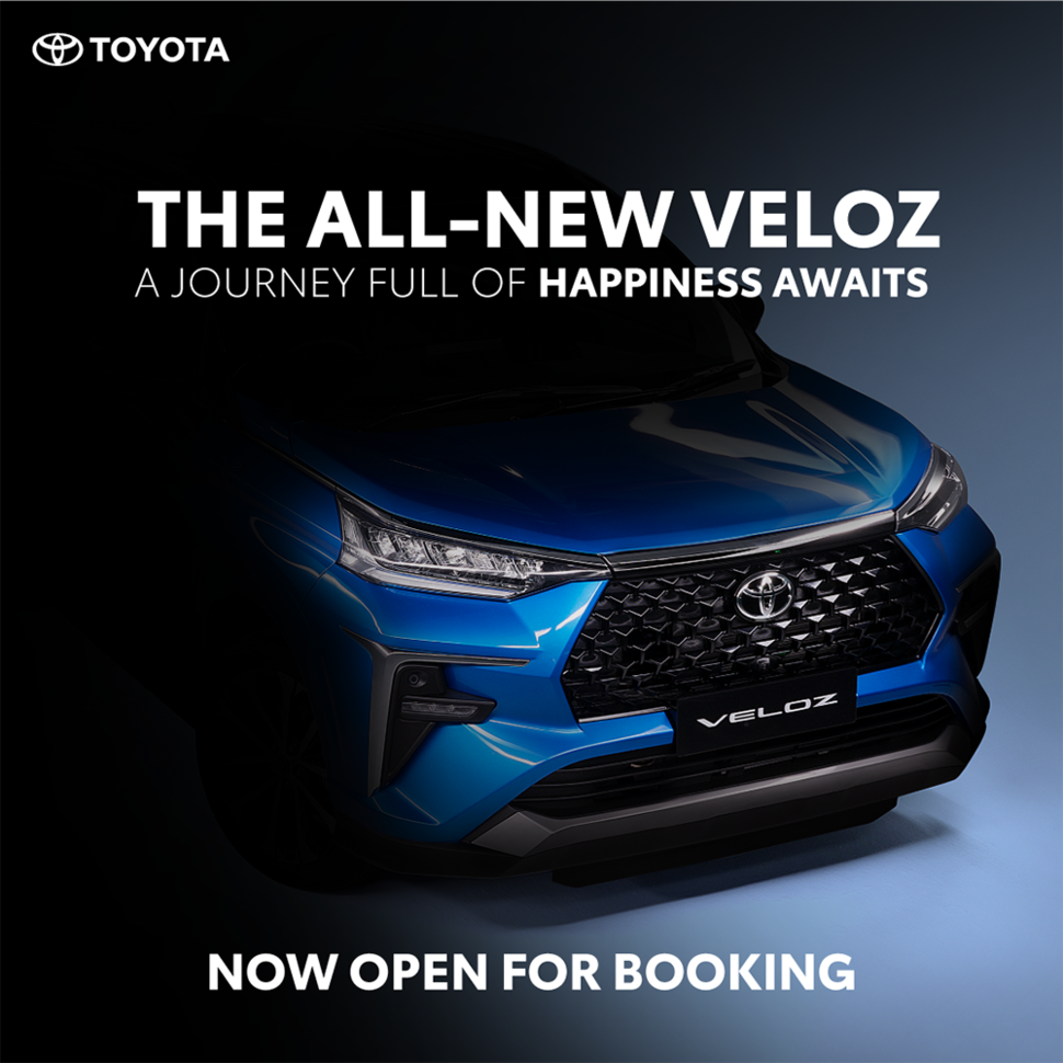 2022 All-New Toyota Veloz now open for booking