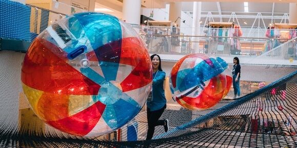 World's First Indoor Atrium Net Playground | AIRZONE