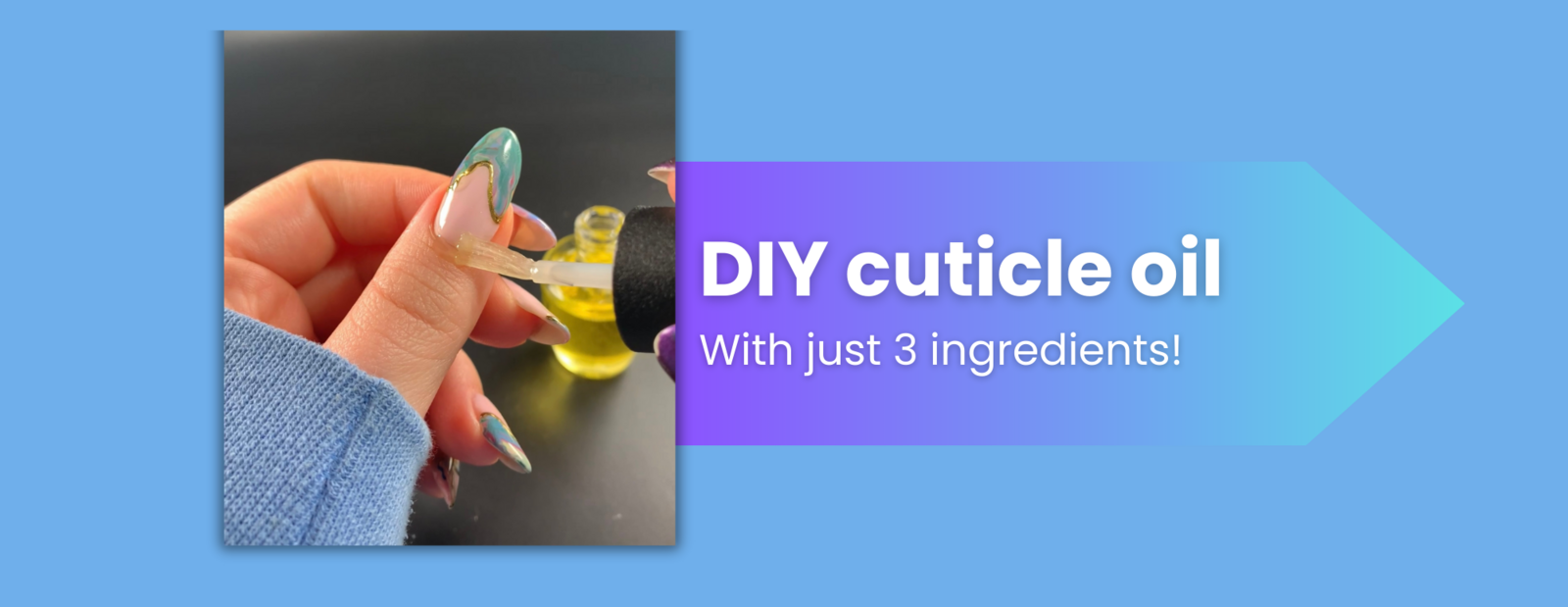3 ingredient DIY cuticle oil - thisiznails blog