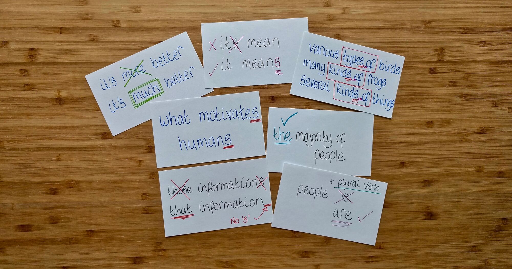 How to Correct Fossilized Errors - Birkenhead English Blog