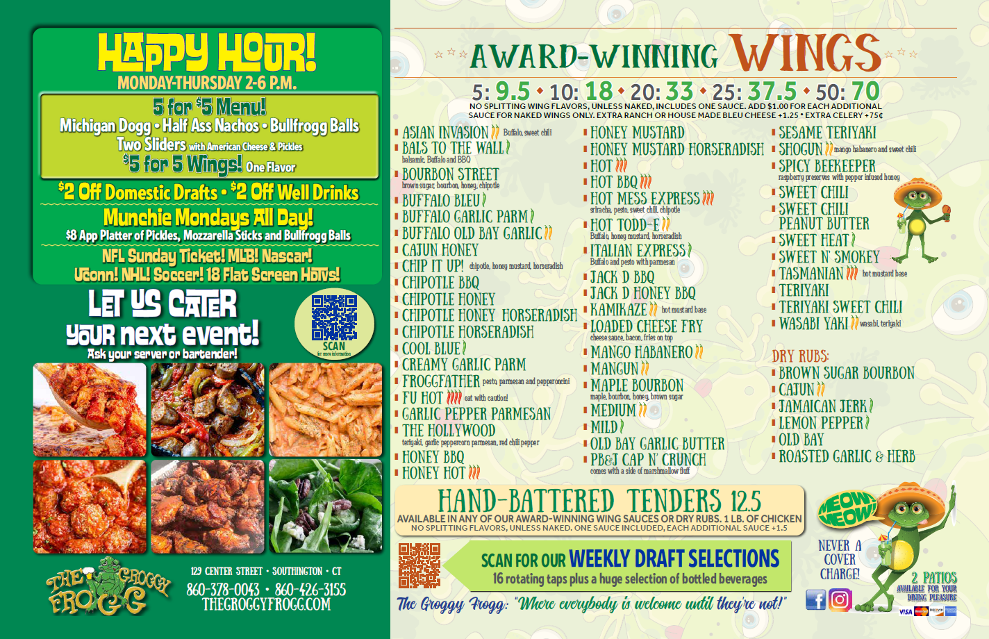 The Groggy Frogg - Best Wings in Southington