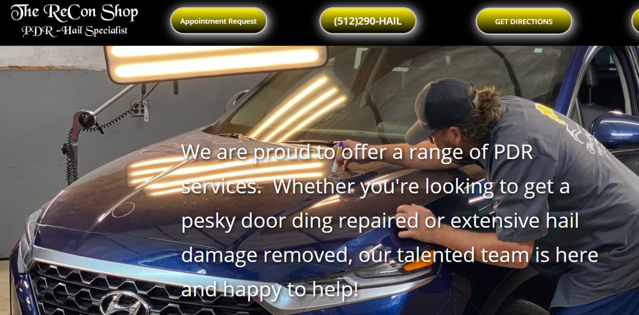 The ReCon Shop PDR-Hail Damage Specialist "Cedar Park and Leander"