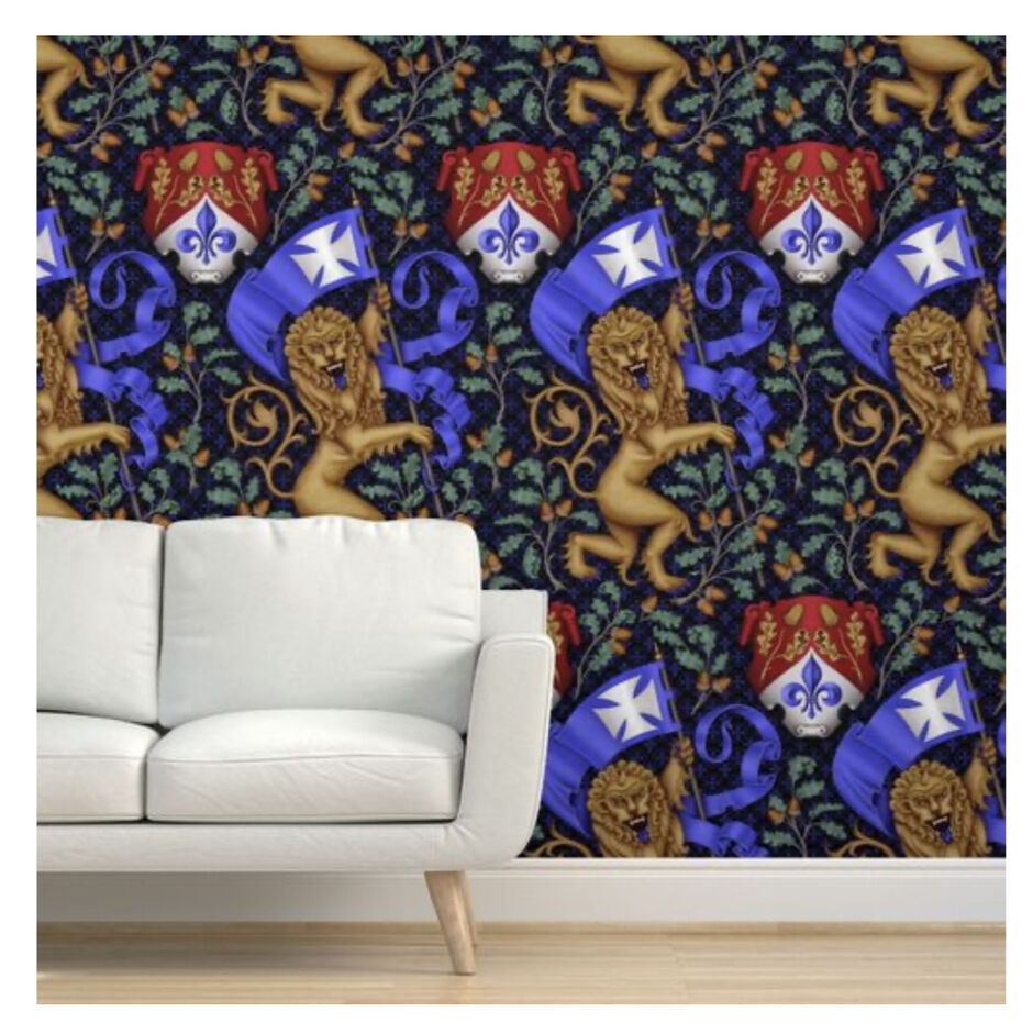 Heraldic fabric design