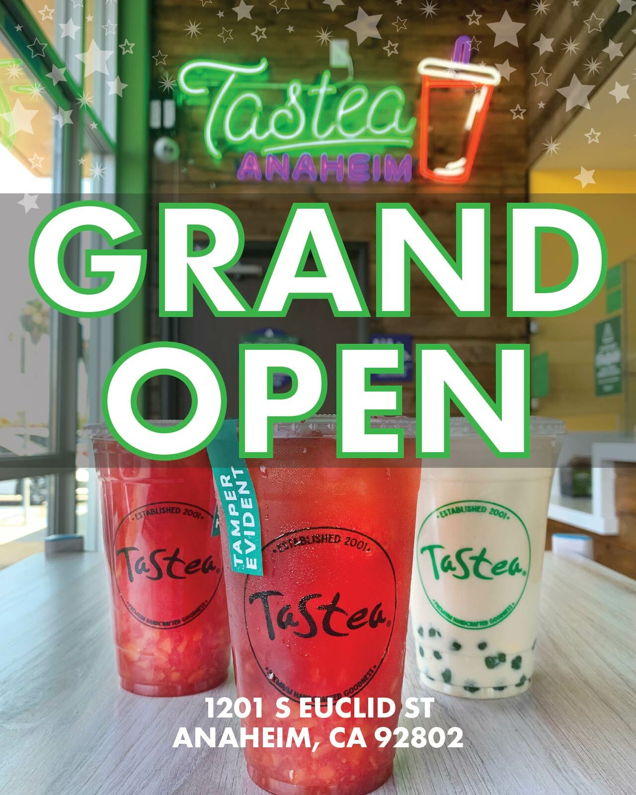 🎉 You're invited to Tastea Anaheim's Grand Opening 10/3! 🎉 - Tastea Blog