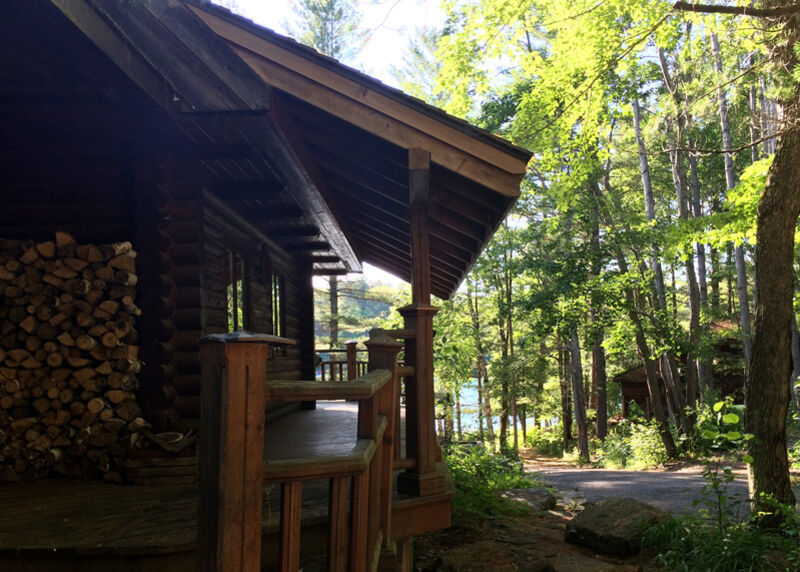 Kazebo Escapes | Waterfront Log Cabin for Rent on Danford Lake