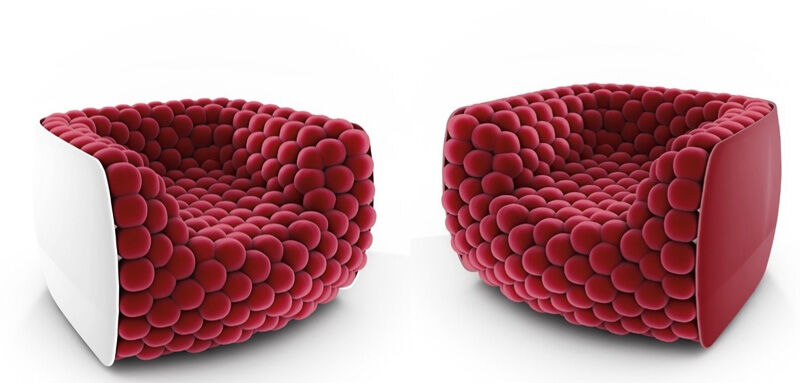 The Blueberry armchair by Carlo Colombo - decoNICHE