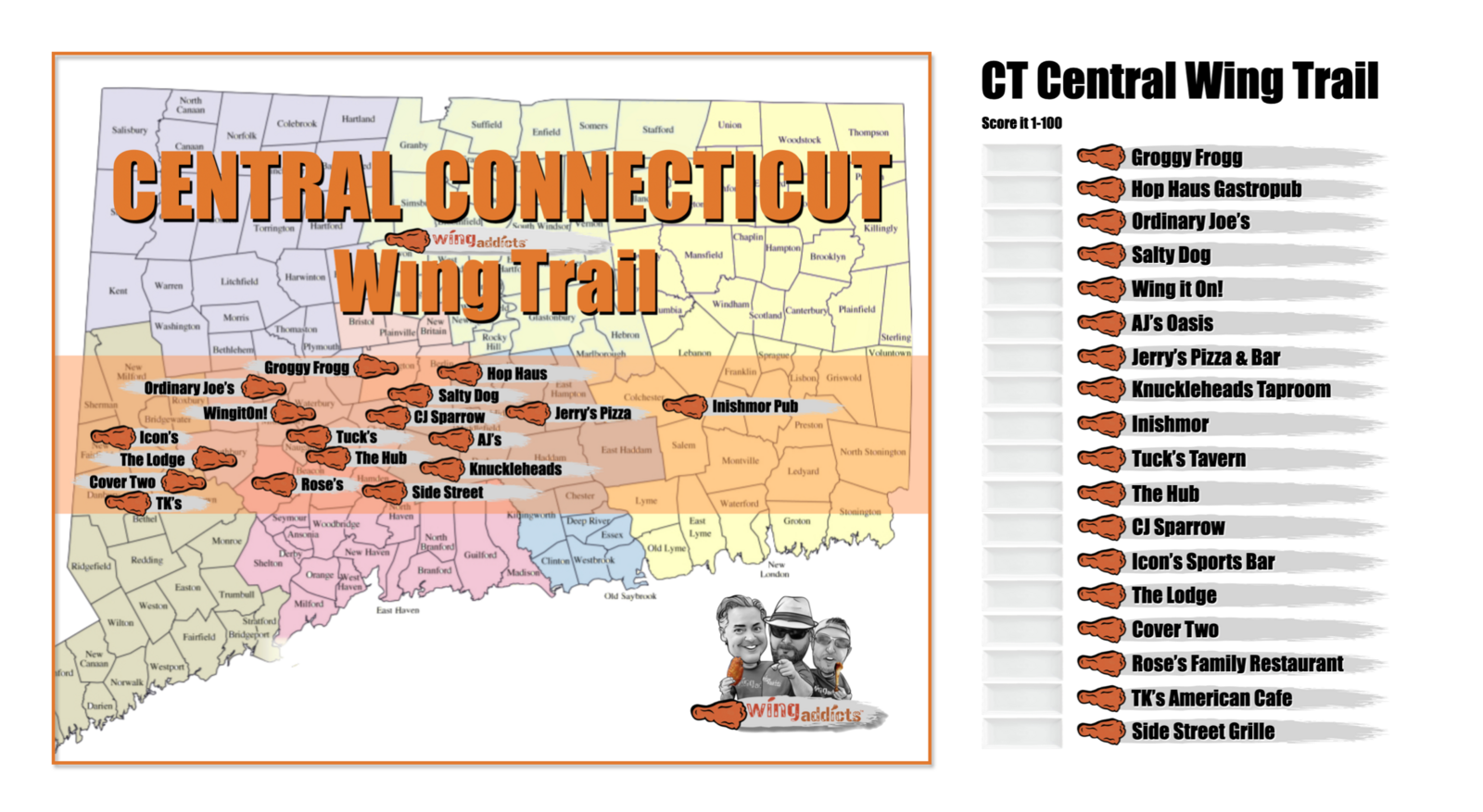 Best Wings in Connecticut? Part 2 - Under the Wing-Fluence