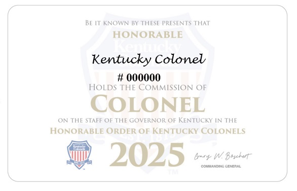 KECC - The Honorable Order of Kentucky Colonels
