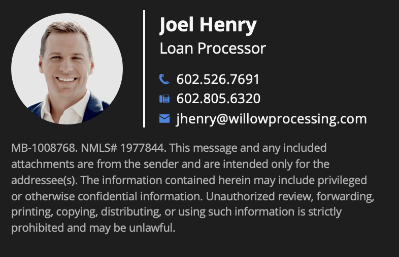 Willow Processing | Training_Conditions