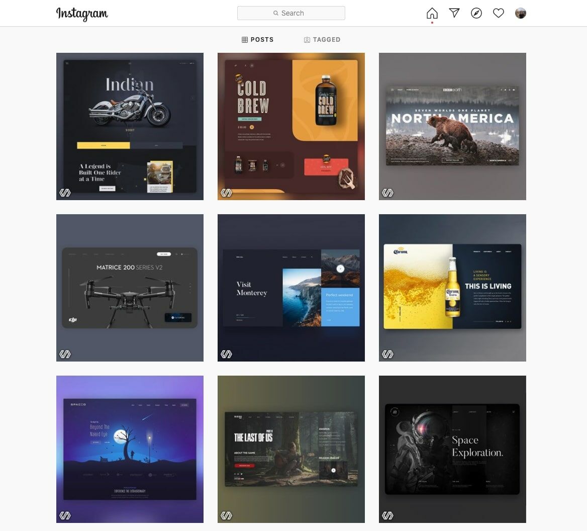 Web design inspiration: Top 5 sources used by pro designers - Pagecloud ...