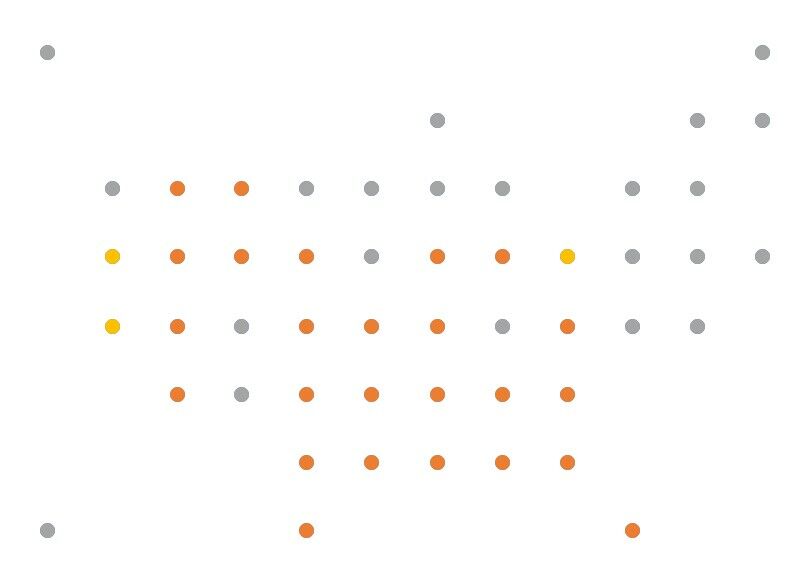 How to create a Grid Map with circles in Excel
