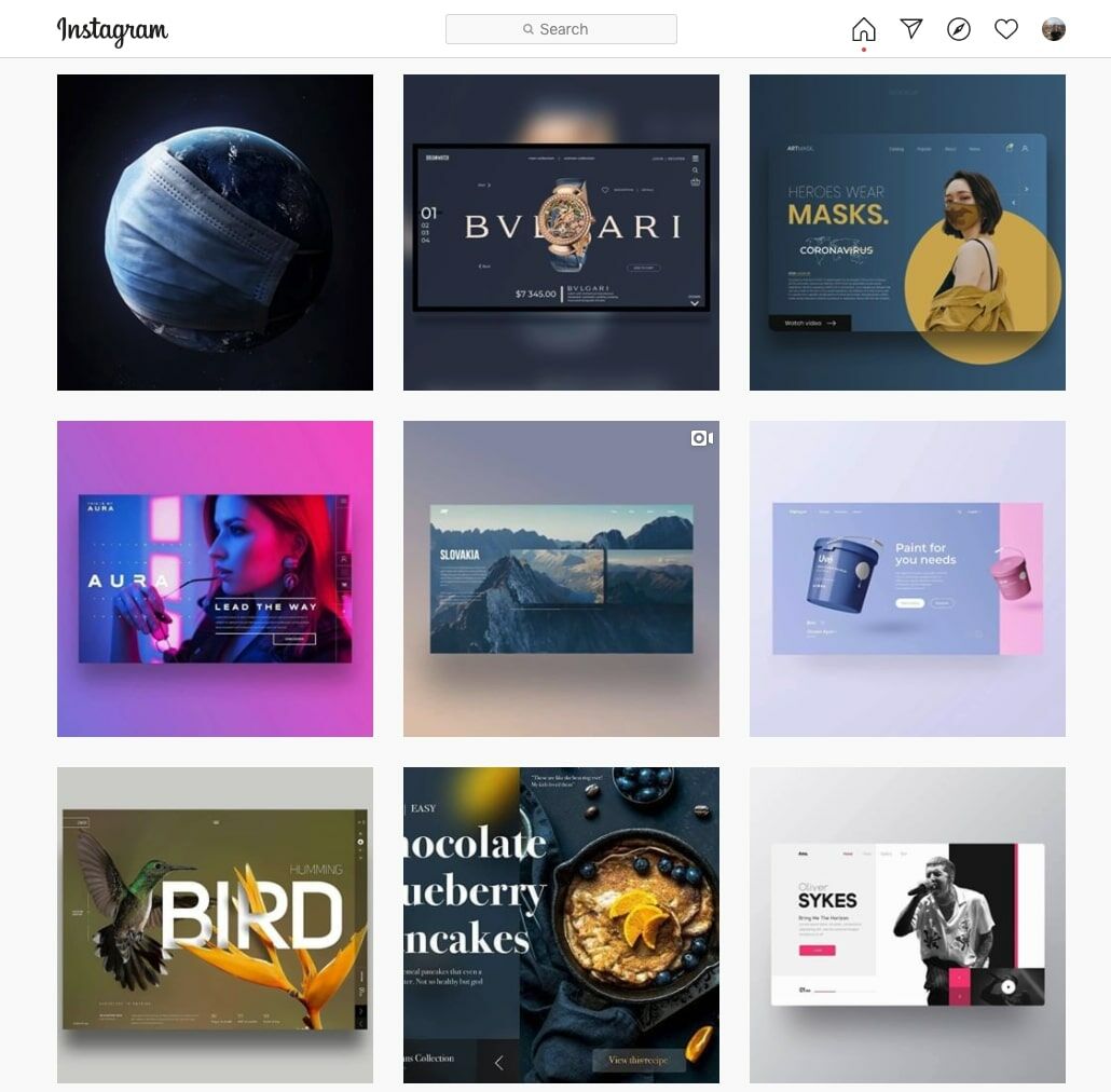Web design inspiration: Top 5 sources used by pro designers - Pagecloud ...