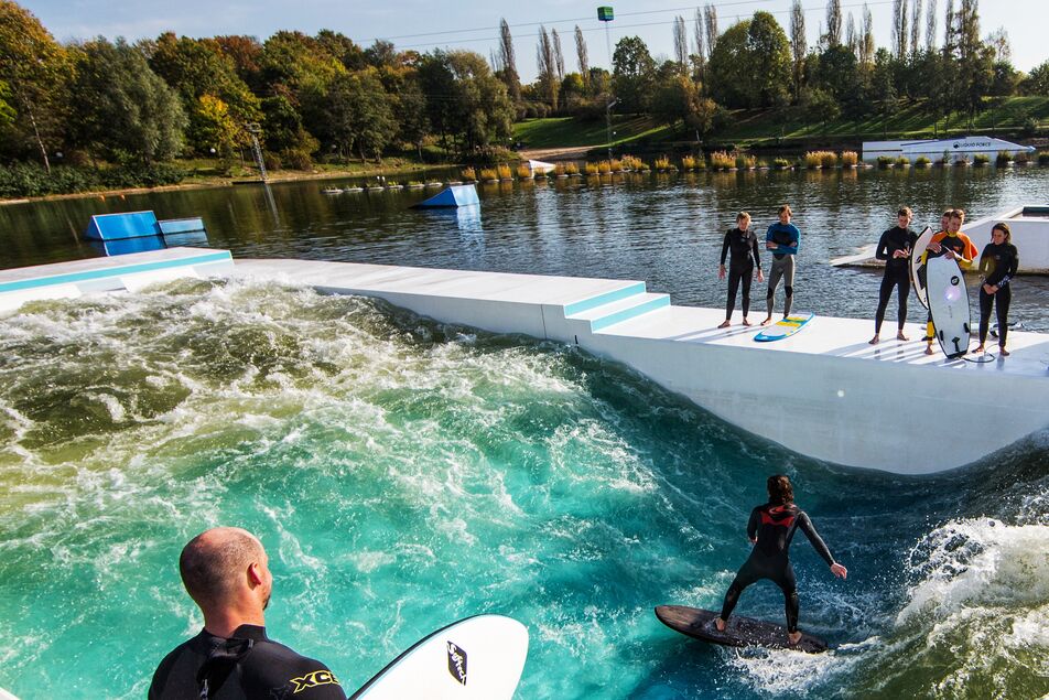 UNIT Surf Pool - The world's first floating surf pool