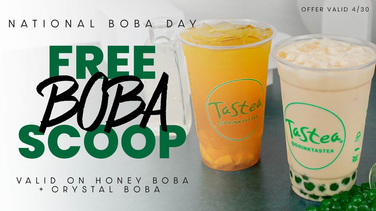 It's National Boba Day at Tastea 🧋 - Tastea Blog