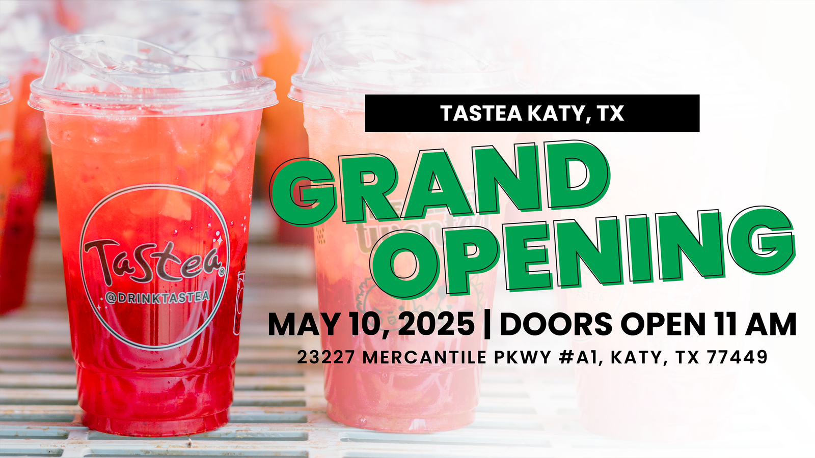 You're Invited to Tastea Katy, TX Grand Opening 💌 - Tastea Blog