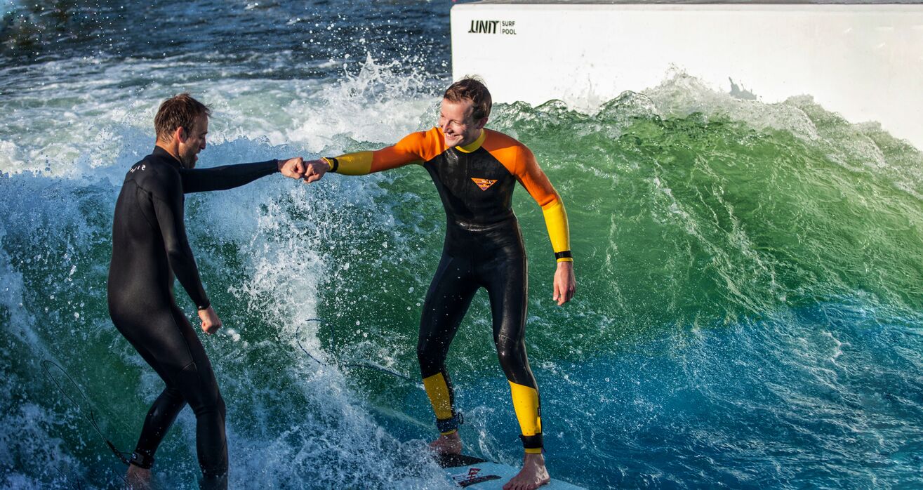 UNIT Surf Pool - The world's first floating surf pool