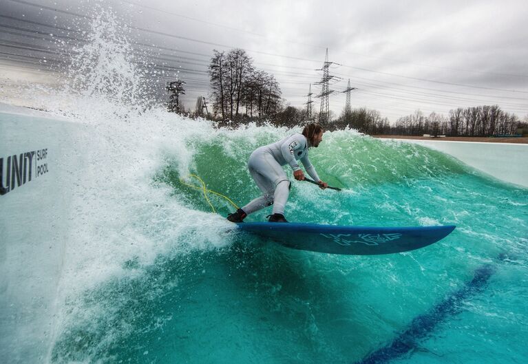 UNIT Surf Pool - The world's first floating surf pool