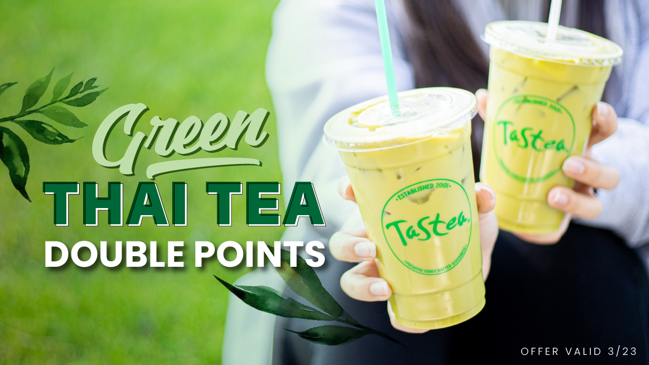Double the Joy with Green Thai Tea at Tastea💚 - Tastea Blog