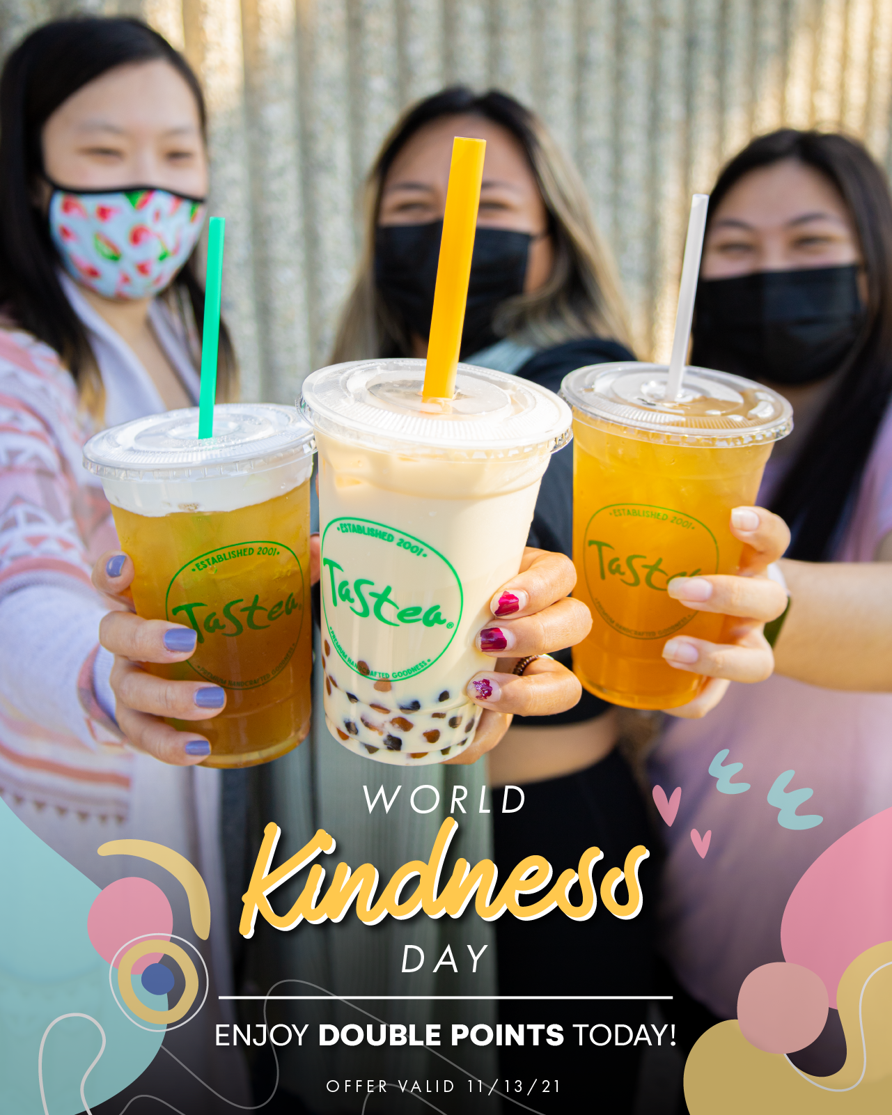 Join Us On World Kindness Day, Saturday 11/13! 🌏 ️ - Tastea Blog