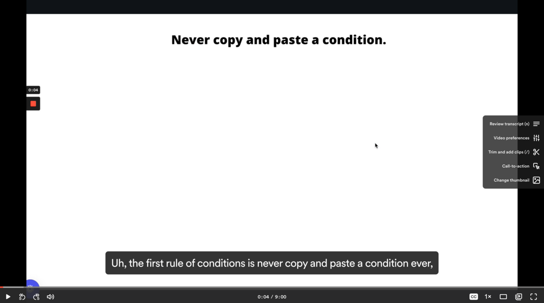 Willow Processing | Training_Conditions