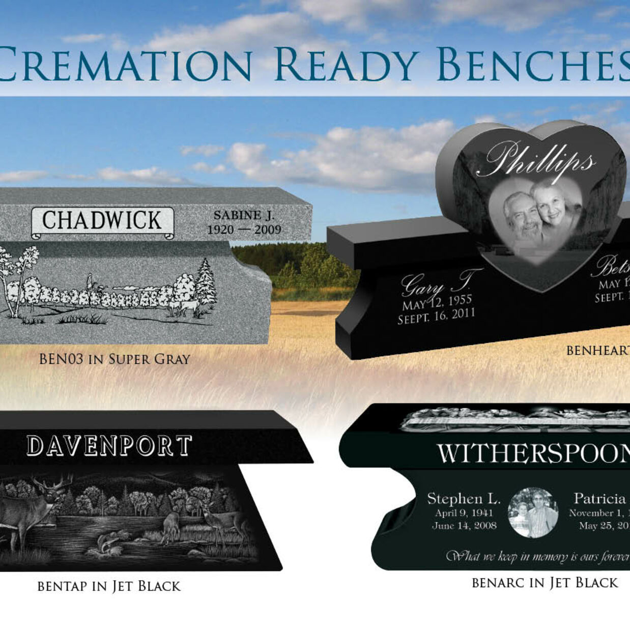Cremation Benches