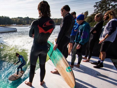 UNIT Surf Pool - The world's first floating surf pool