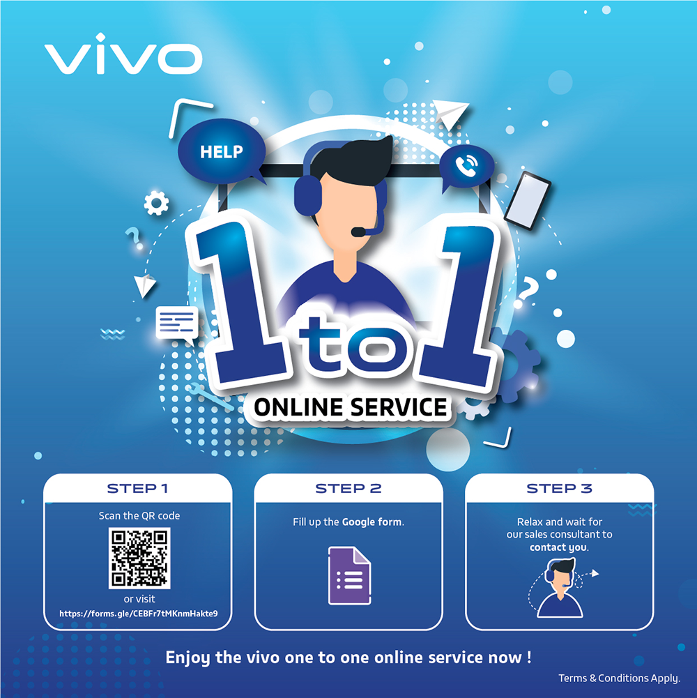 vivo Malaysia launches 1-to-1 online service system