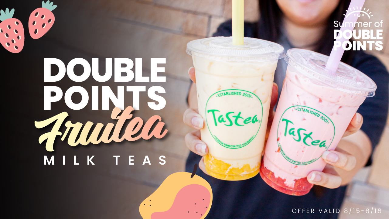 Enjoy Fruit Milk Teas at Tastea! 🍓🥭 - Tastea Blog