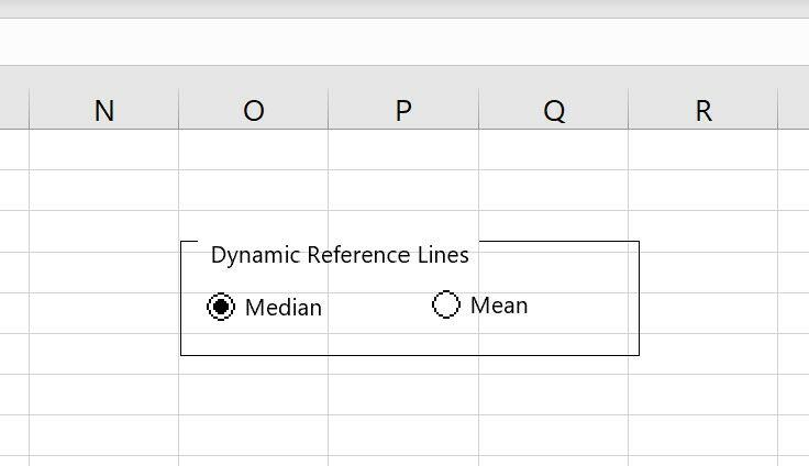 How to create a Scatterplot with Dynamic Reference Lines in Excel