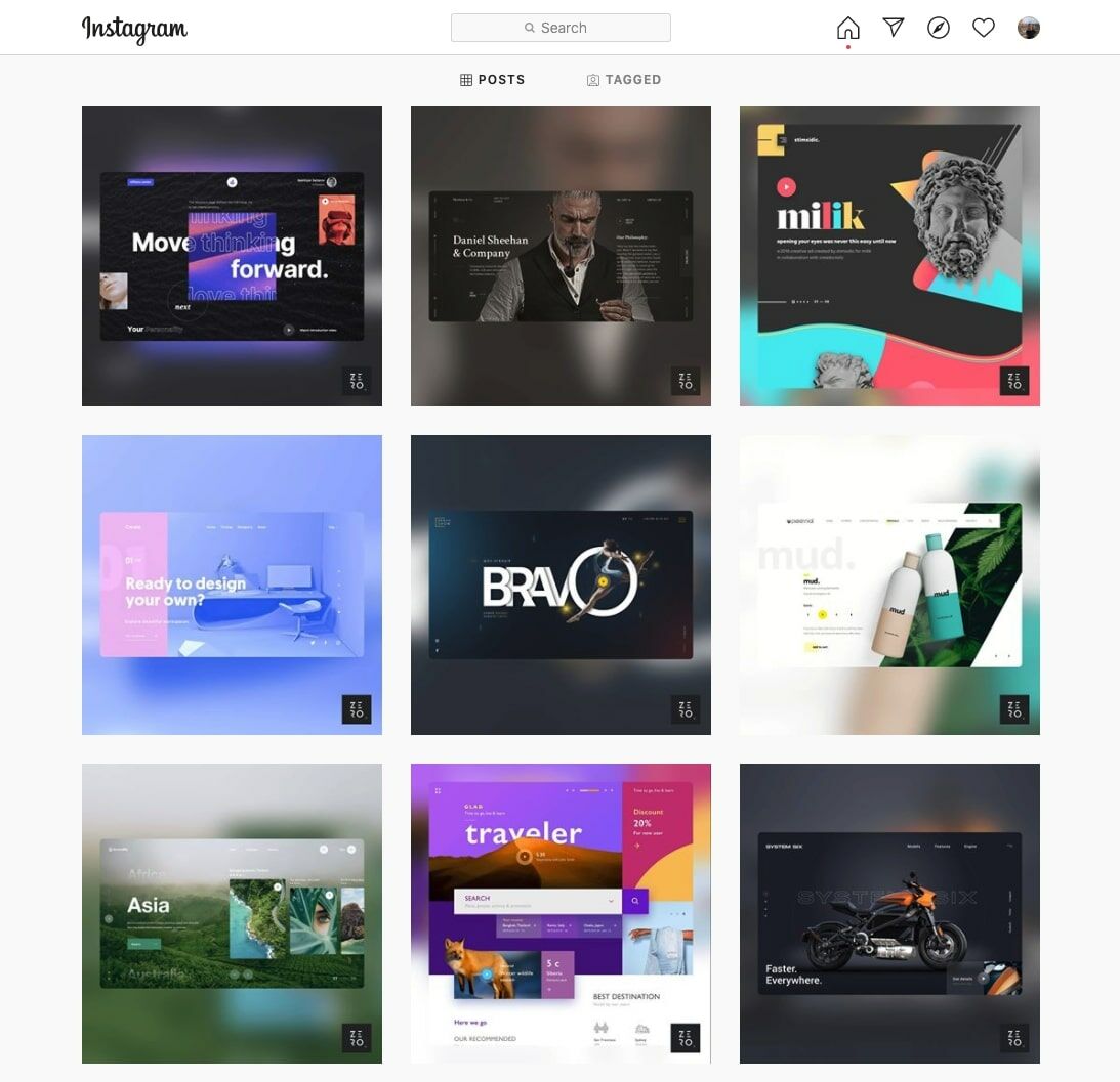 Web design inspiration: Top 5 sources used by pro designers - Pagecloud ...