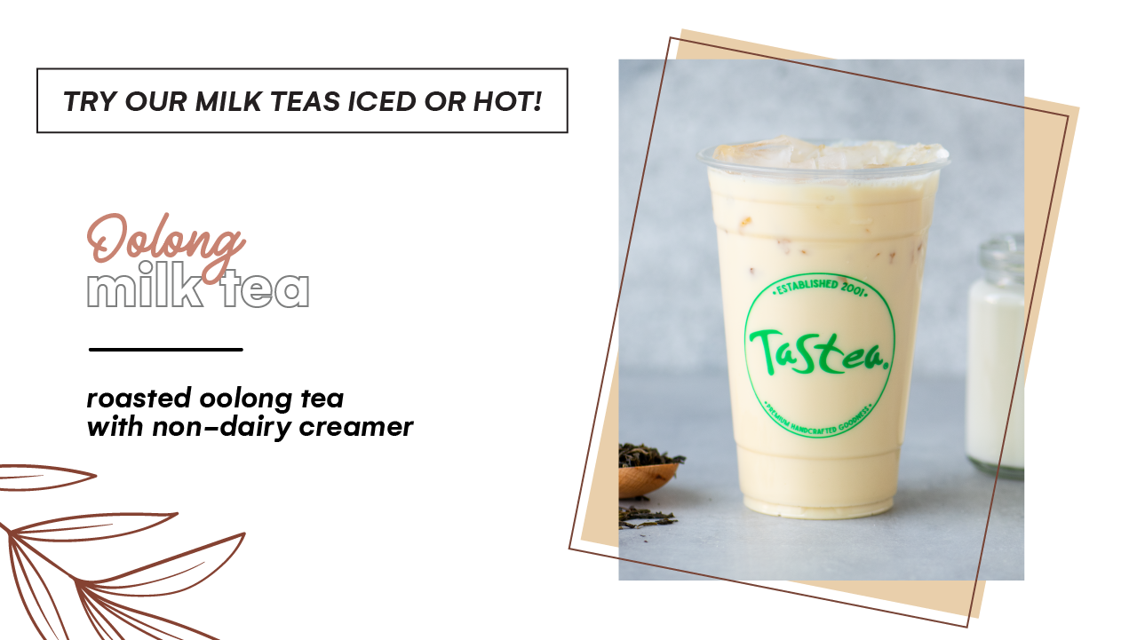Milk Tea Monday is back!🧋 - Tastea Blog